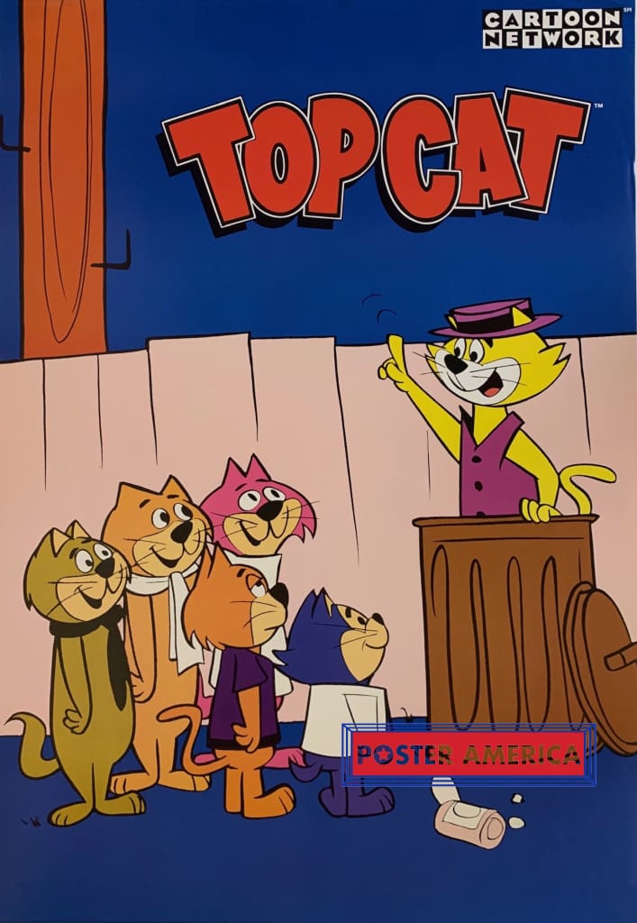 Top Cat Cartoon Network Rare Vintage Poster 24 x 34 – PosterAmerica