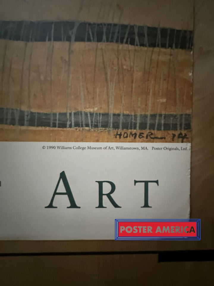 Winslow Homer Children on a Fence Vintage 1990 Art Poster 23.5 x 35 ...